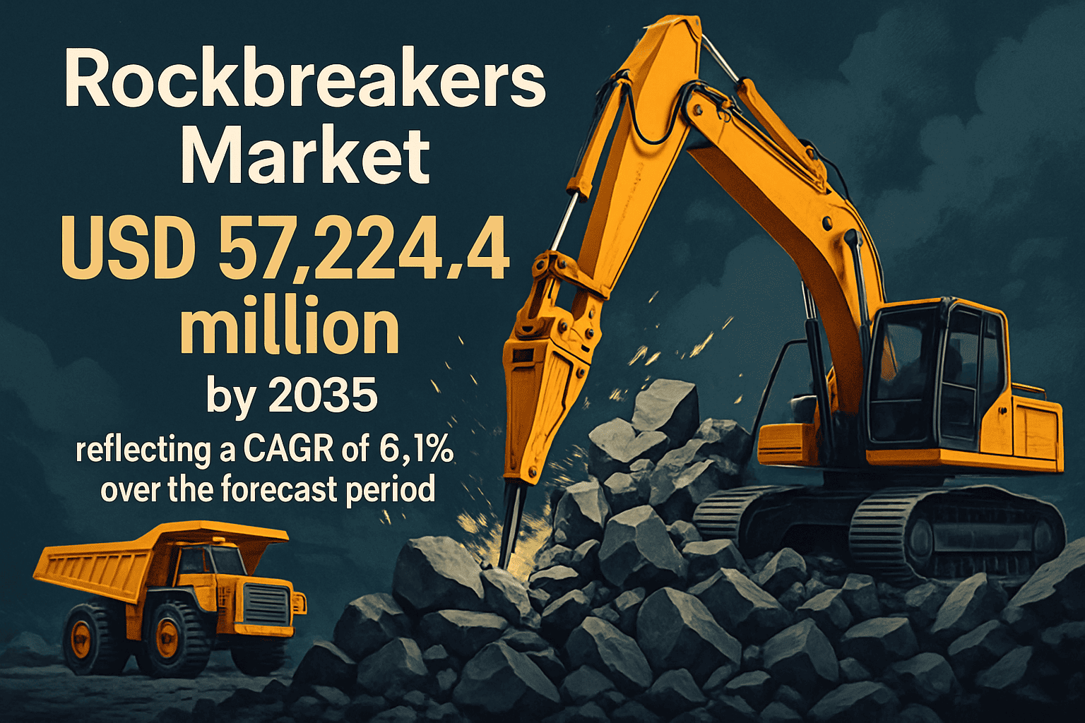Rockbreakers Market Set to Hit USD 57,224.4 Million by 2035 Amid Mining ...