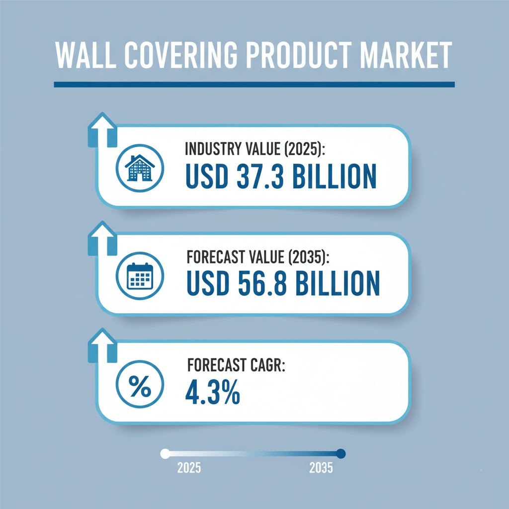 Wall Covering Product Market Set for USD 56.8 Billion Valuation by 2035 — APAC, Europe, USA and ...