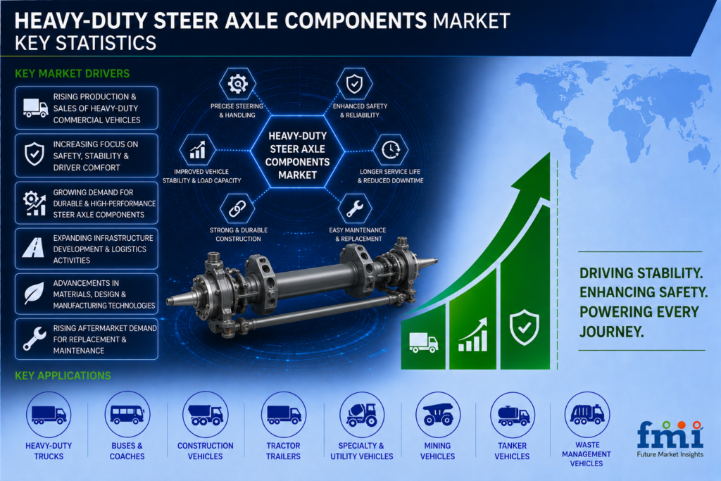 Heavy-Duty Steer Axle Components Market Advances as Fleet Uptime ...